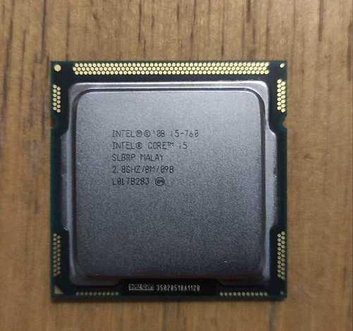 Процессор intel core i5 760