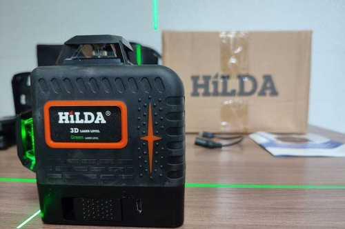 New (Лазерный уровень) Hilda 12 Lines Green Beam