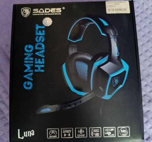 Игровые наушники Sades Luna