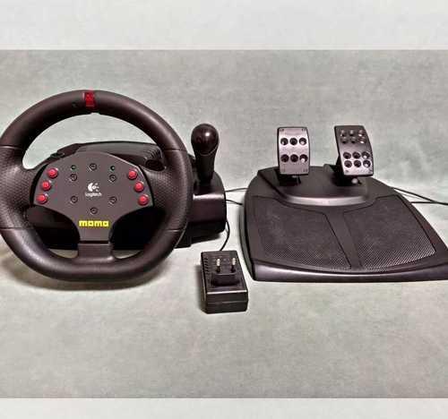 Игровой руль logitech momo racing 270 градусов