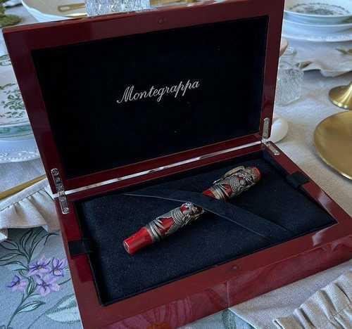 Перьевая ручка Montegrappa Eternal Bird Silver F