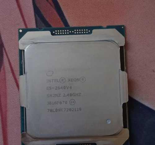 Процессор xeon e5 2640 v4