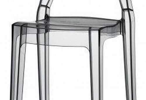 Полубарный серый прозрачный стул Igloo