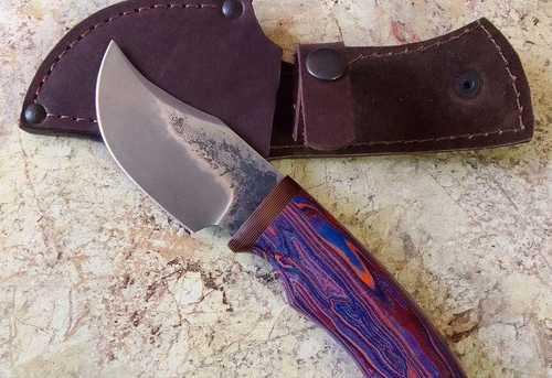 Нож кованый "Прихлоп-2" х12мф микарта