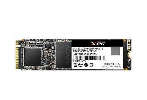Накопитель SSD M.2 2Tb adata ASX6000PNP-2TT-C XPG