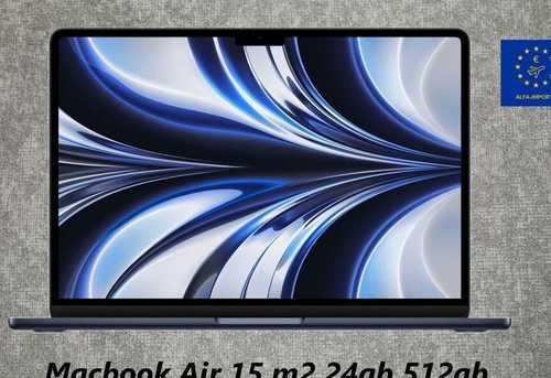 Macbook Air 15 m2 24gb 512gb