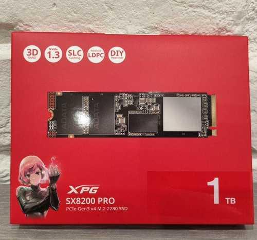 Ssd m2 nvme 1tb adata xpg SX8200 Pro PCI-E 3.0