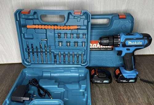 Аккум. Шуруповерт Makita 18v+набор бит и сверл Нов