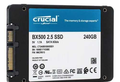 SSD диск Crucial 2.5" BX500 240 Gb SATA III 3D nan