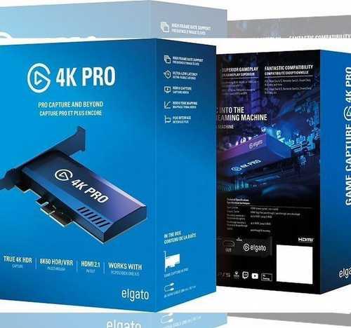 Elgato 4K Pro hdmi 2.1 Карта Видеозахвата