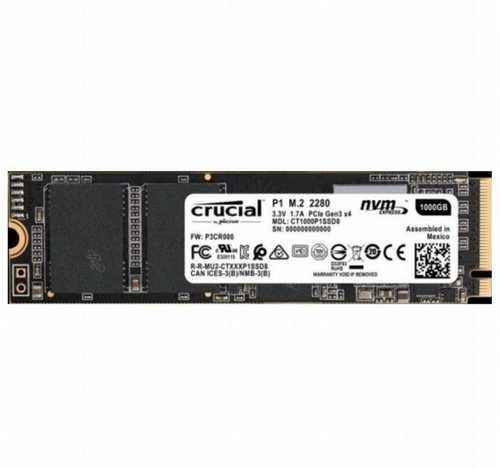 SD диск Crucial M.2 2280 P1 series 1.0 Тб