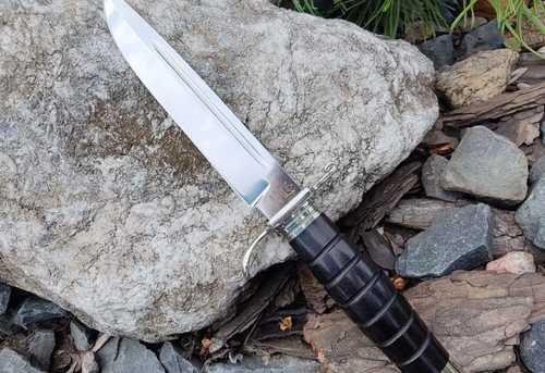 Нож финка нквд Bolher N690 резная рукоять