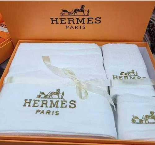 Набор полотенец подарочный hermes