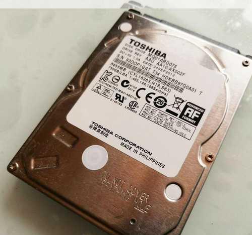 Жесткий диск Toshiba 750gb. In Phiippines