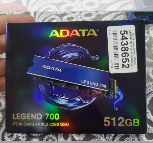 SSD M.2 накопитель adata legend 700 512 гб