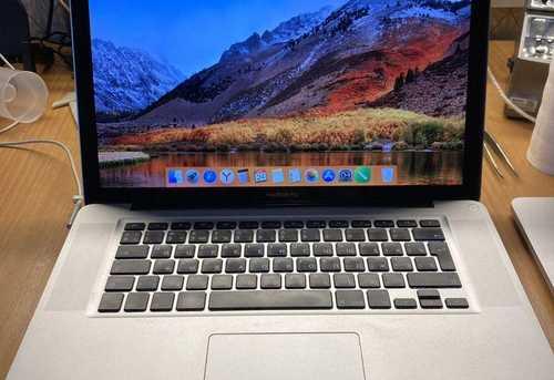 MacBook Pro 15 (2011), 120 ГБ, Core i7, 2.2 ГГц, RAM 16 ГБ, Radeon HD 6750M 1 ГБ