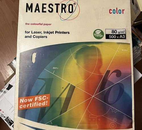 Бумага maestro a3