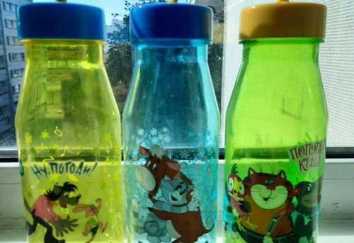 Бутылки для воды и термокружка
