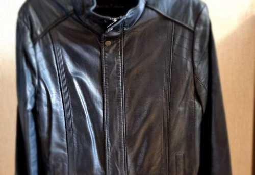 Куртка кожаная, мужская, размер 48-50