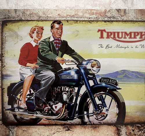 Декор на стену Triumph Motorcycle Арт 0216