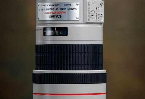 Canon ef 300 mm f 4 l is