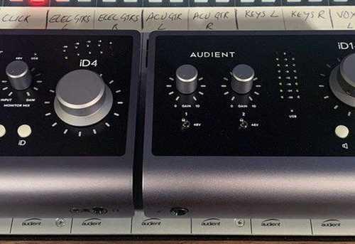 Audient iD4 mkII аудиоинтерфейс новый в наличии