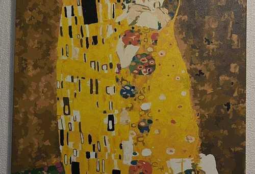 Готовая картина по номерам Поцелуй Густав Климт