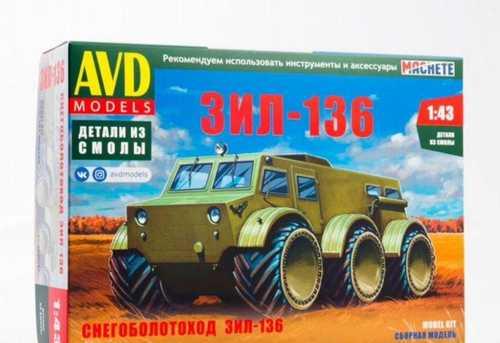 Сборная модель ЗИЛ-136 в 1:43