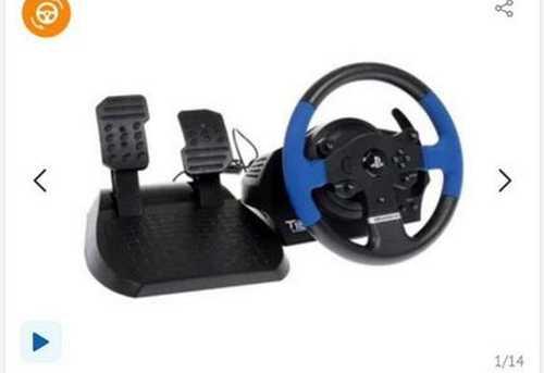 Игровой руль с педалями для пк и PS4, PS5