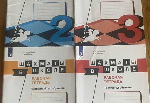 Рабочая тетрадь " Шахматы в школе"