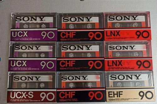 Новые аудиокассеты sony из '80х