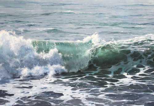 Картины маслом энергия моря шторм И волны
