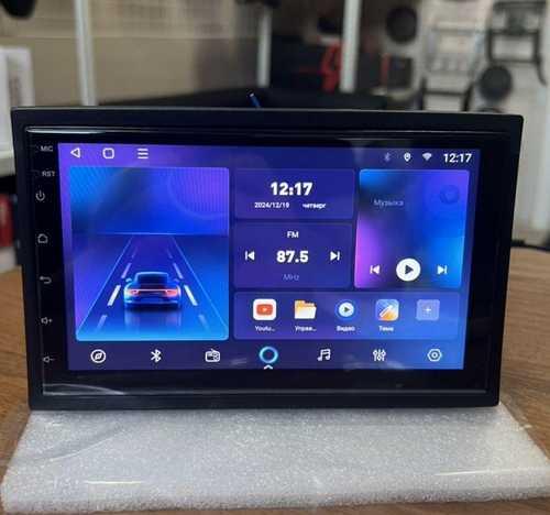 Магнитола 7" 3/32GB 8 ядер 4G CarPlay 2DIN Android