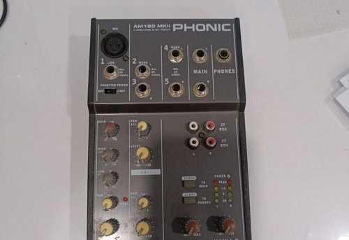 Микшерный пульт phonic am 120