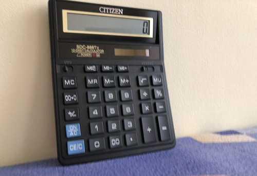Бухгалтерский калькулятор citizen SDC 888T