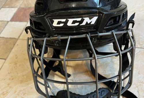 Шлем защитный c решеткой CCM Tacks 710