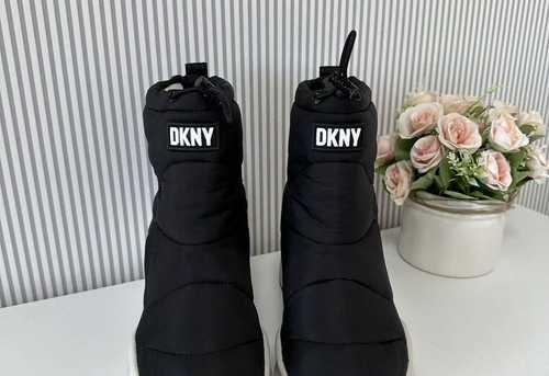 Сапоги дутики dkny новые оригинал (ботинки)