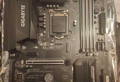 Gigabyte z270x ultra gaming