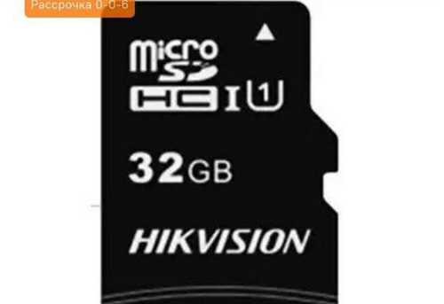 Навая карта памяти hikvision 32 гб