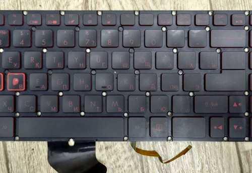 Клавиатура черная с подсветкой для Acer Nitro 5