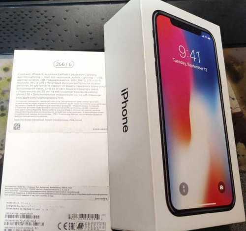 Коробка от iPhone X 256гб