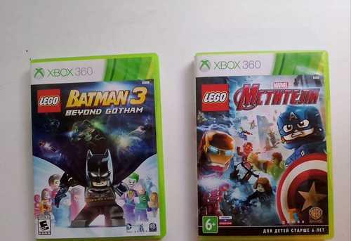 Комплект Lego Avengers+ Lego Batman 3 (Xbox 360)