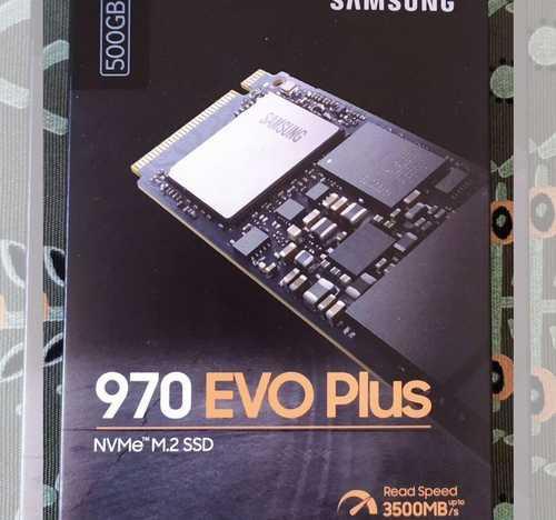 SSD Samsung 970 EVO Plus M.2 (2280), NVMe, 500гб