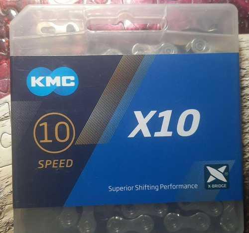 Цепь для велосипеда kmc x10