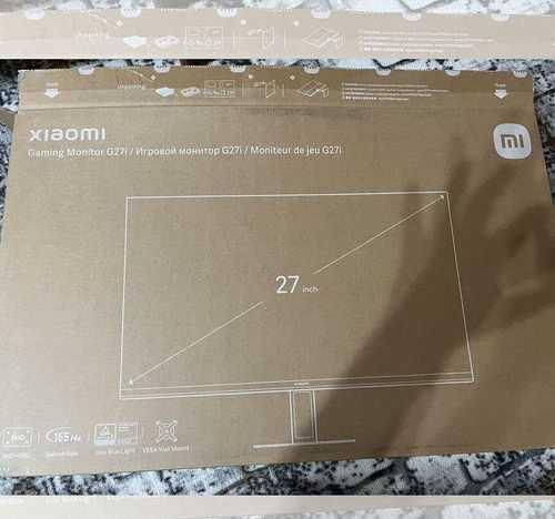 Игровой монитор Xiaomi g 27i 165hz 27