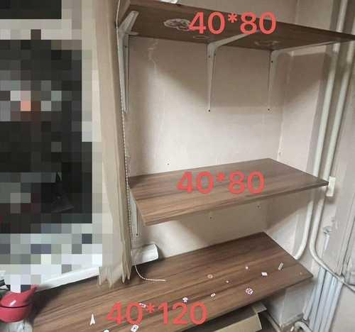 Полка настенная деревянная