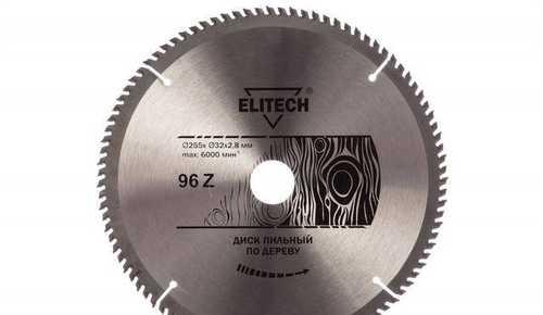 Диск пильный по дереву 255х32/30 мм 2.8 мм Elitech