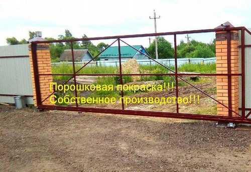 Каркас откатных ворот