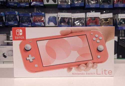 Nintendo Switch Lite "Коралловый" Новый