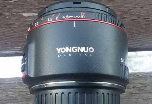 Yongnuo YN 50mm 1.8 II Canon диафрагма не кликает